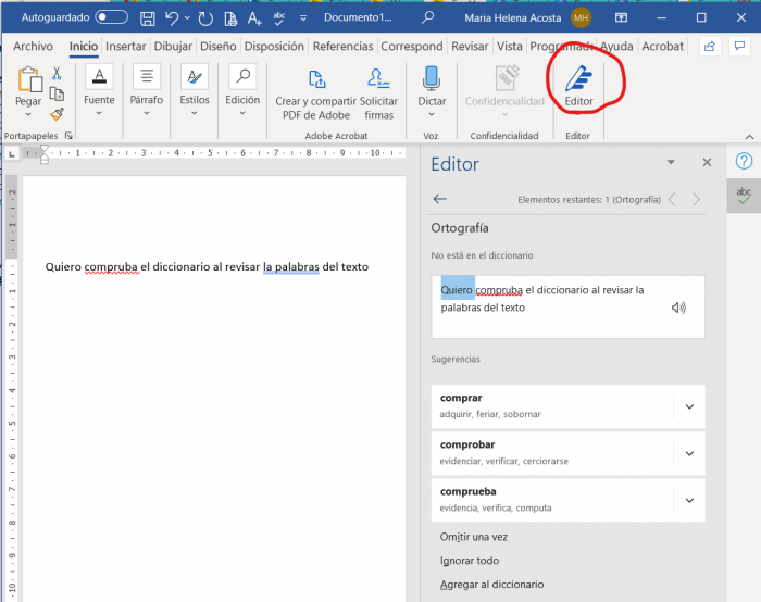 Editor | Comprueba la ortografía y la gramática de forma automática ...