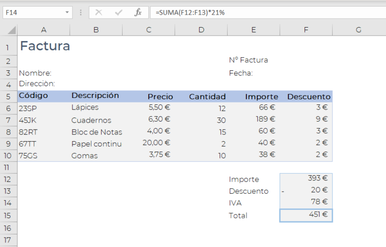 Ejercicios prácticos de Excel | Nivel Básico - Soy Malena